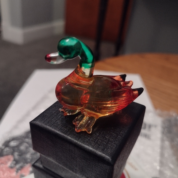 unknown sources | Art | Collectable Small Glass Duck Statue | Poshmark